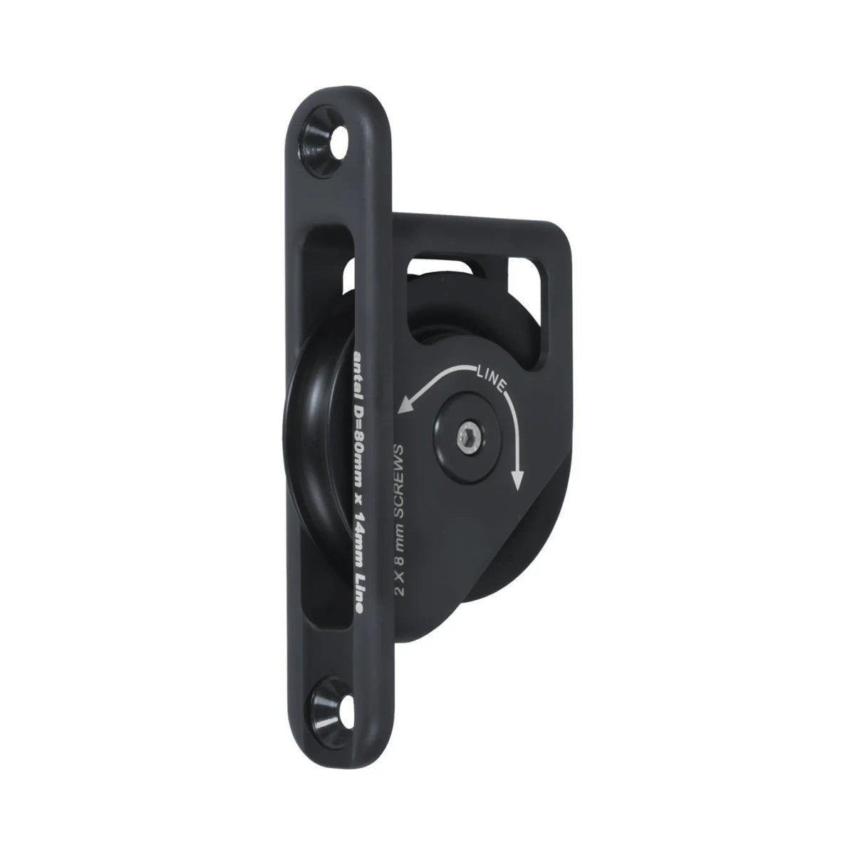 Antal 80mm Mast Block Single Sheave – Vela Sailing Supply