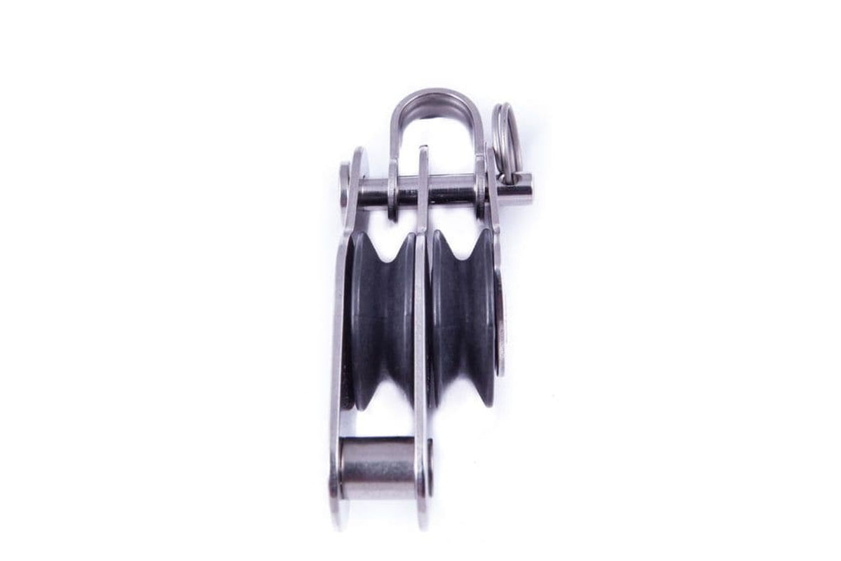 Sea Sure Mini Double Block with Becket – Vela Sailing Supply