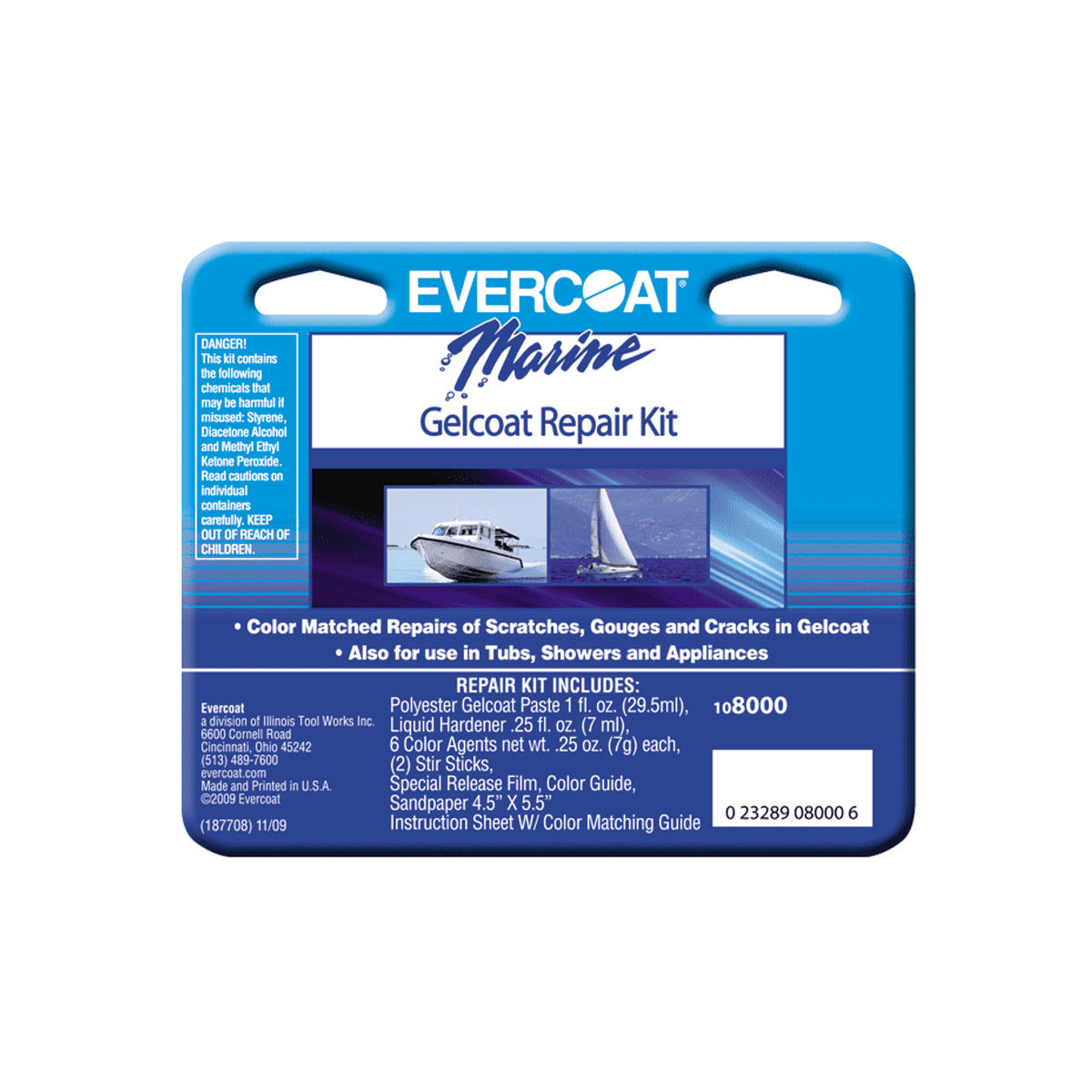 Gelcoat Repair Kit - White – Vela Sailing Supply