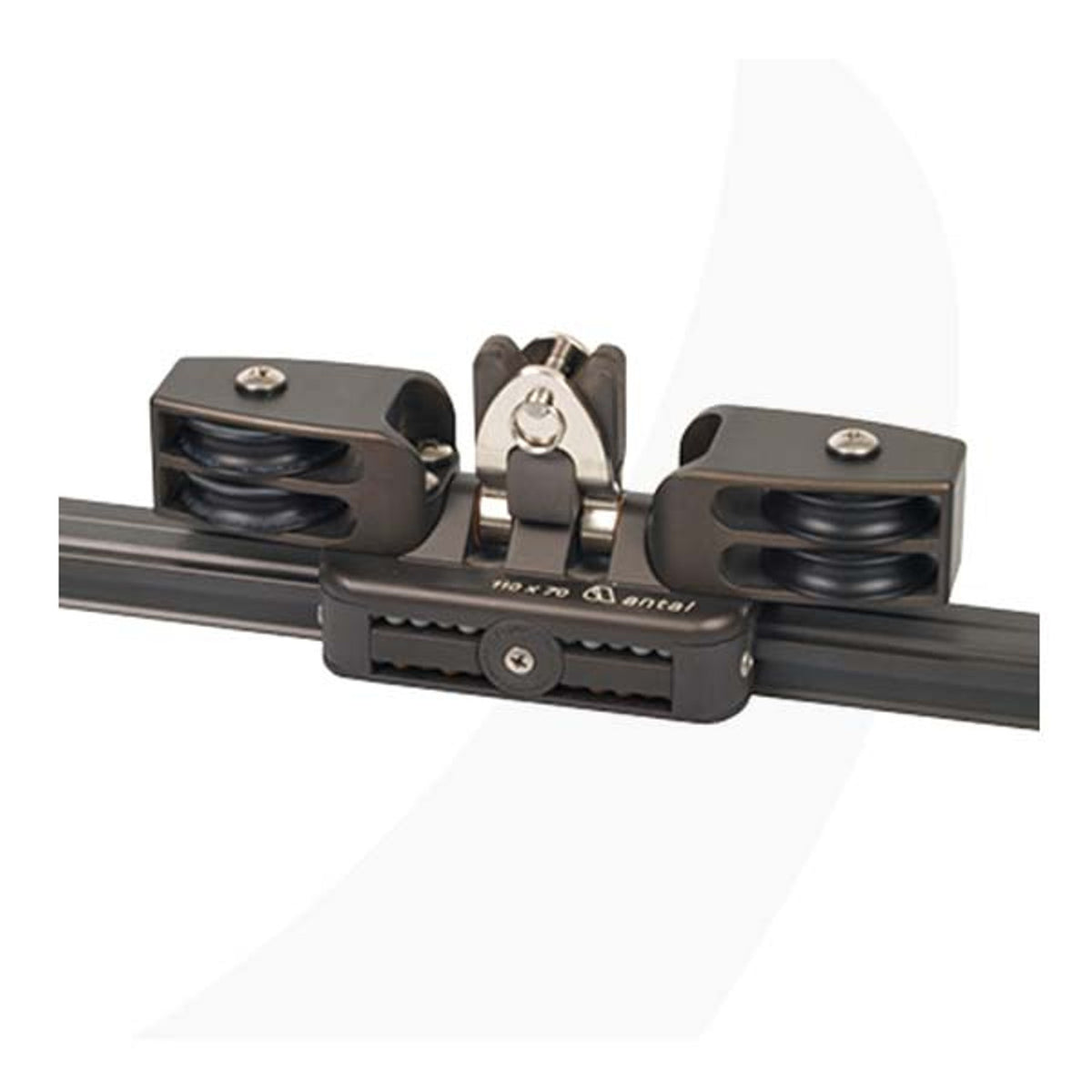 Antal 31x21 Track 110 BB Car, Toggle, Double Sheave – Vela Sailing Supply