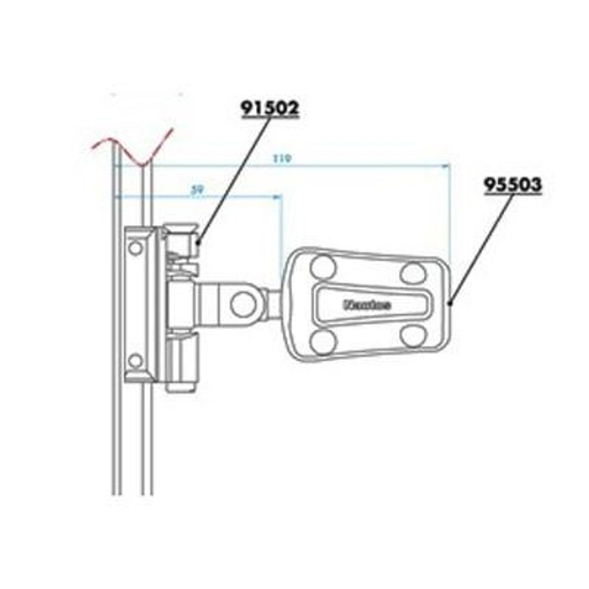 91502 Small Batten Stud – Vela Sailing Supply