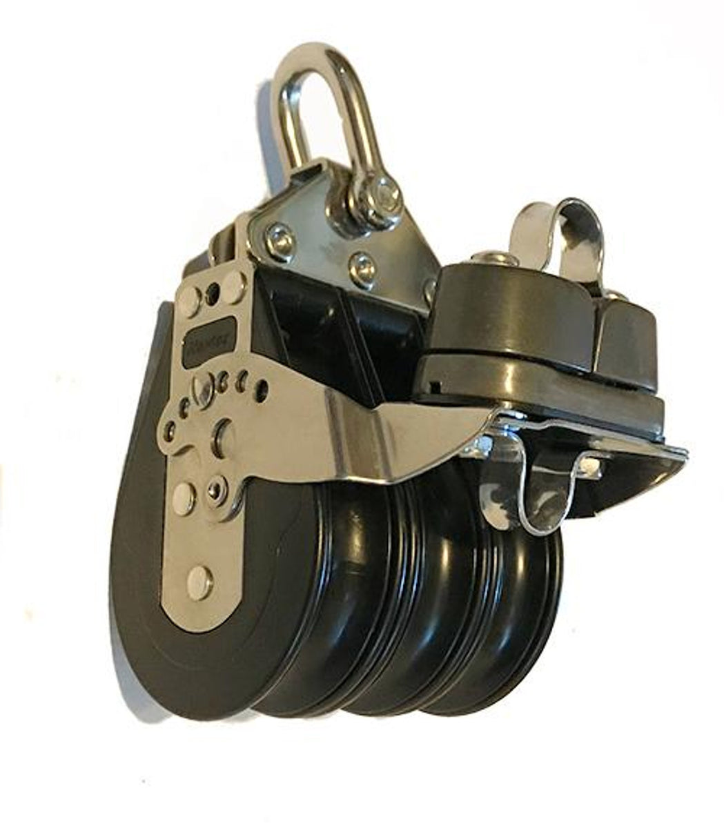 92136 - Triple Fixed with Aluminum Cam Cleat - Sailboat Blocks – Vela ...