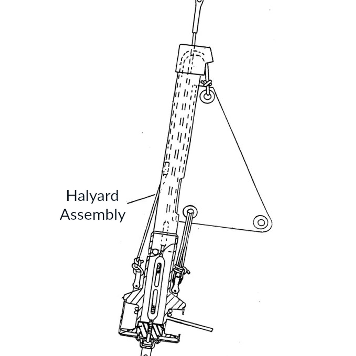 CDI FF1 Halyard Assembly – Vela Sailing Supply