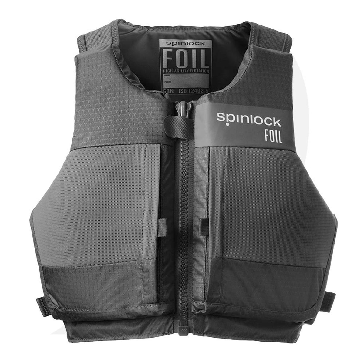 Spinlock Foil Front Zip PFD 50N Black Graphite – Vela Sailing Supply