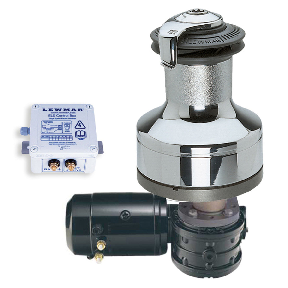 Lewmar 54EST Electric Winch 12V Chrome with ELS Control – Vela Sailing ...