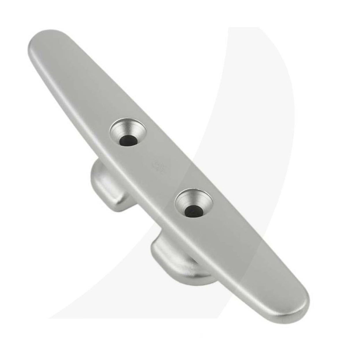 Schaefer - Cleat, Open Base, 8"(203mm), Silver – Vela Sailing Supply