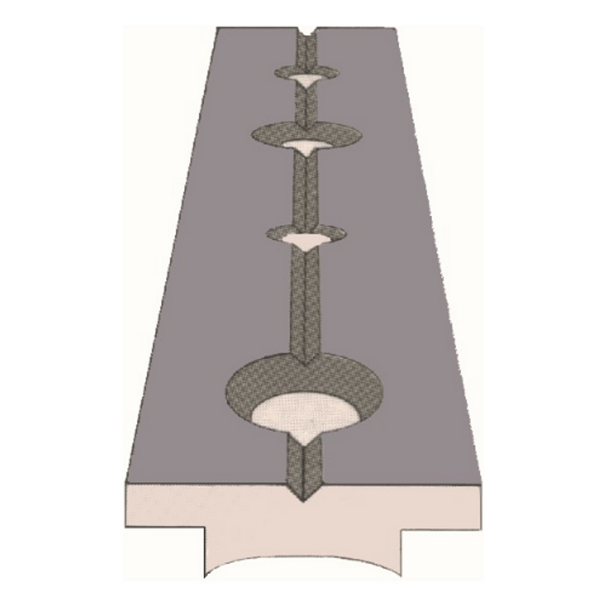 Forespar Track 1.25" Clear (7.5' Section Only) – Vela Sailing Supply