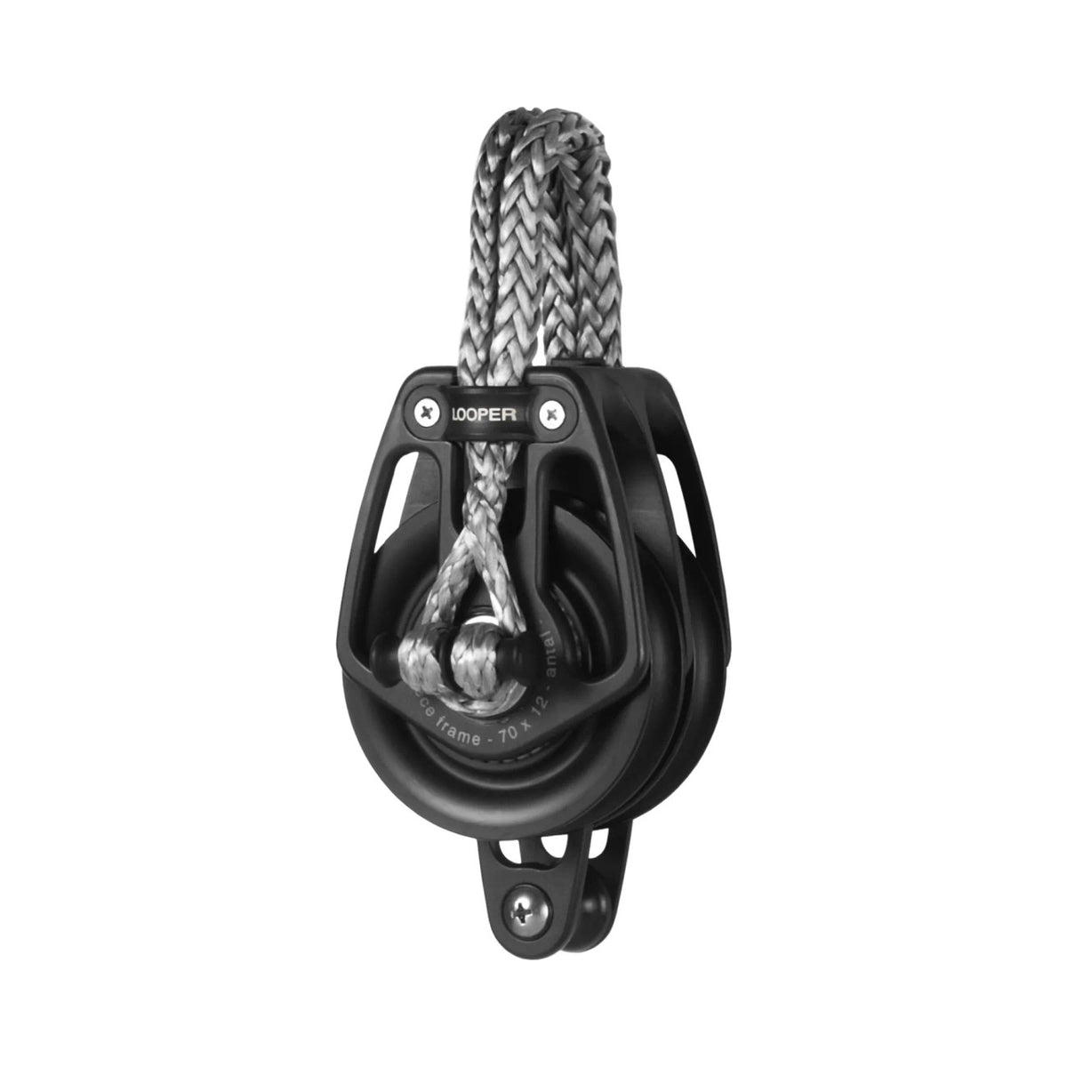 Antal 70mm Double Snap Loop Block w/ Becket – Vela Sailing Supply