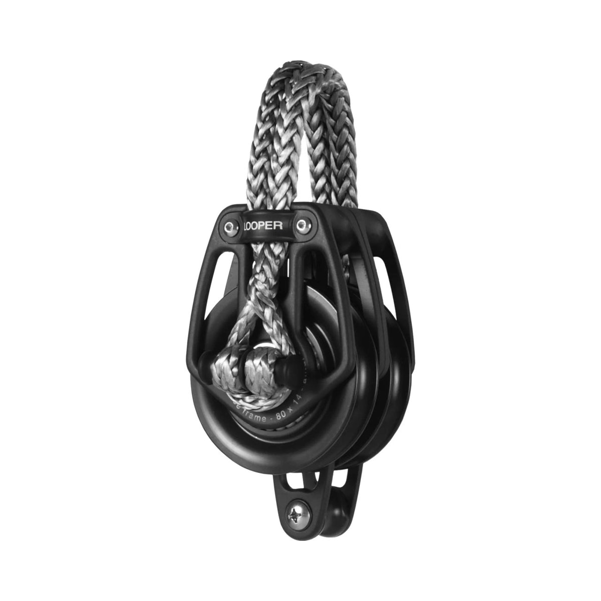 Antal LOOPER Block 80 Double with Becket and LOOP – Vela Sailing Supply