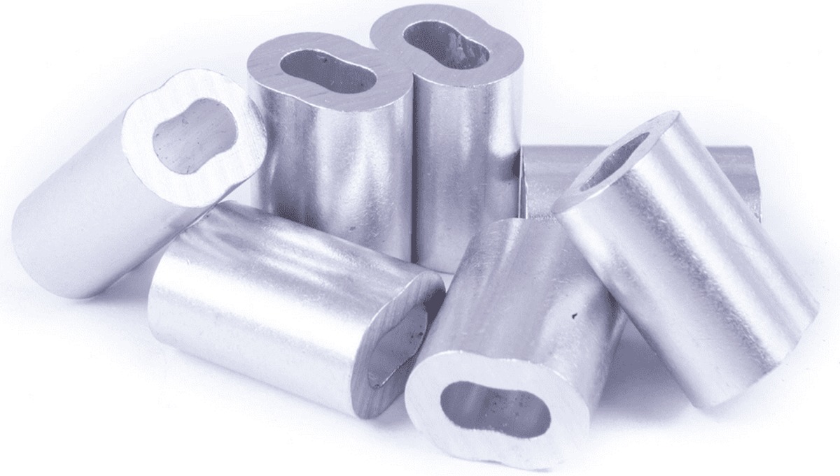 Sea Sure 5mm Aluminium Ferrules (188-6-VX) – Vela Sailing Supply
