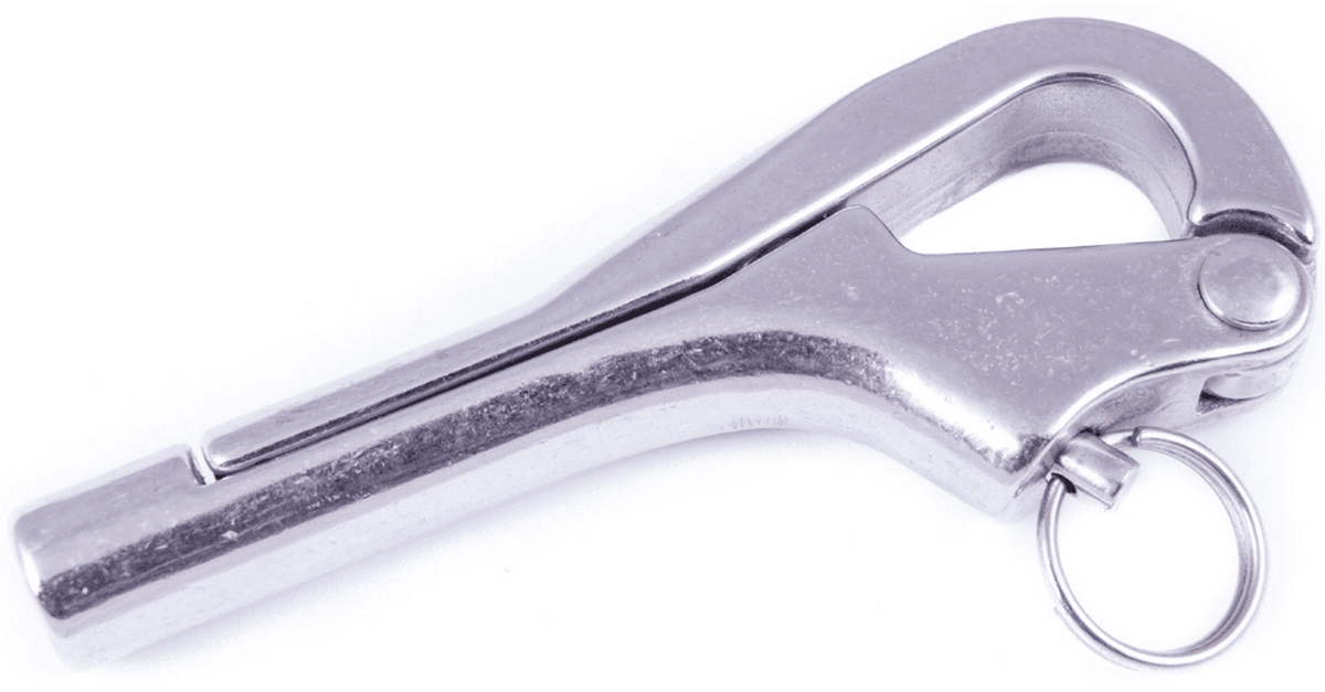 Sea Sure S/S 76mm Pelican Hook 6mm pin dia – Vela Sailing Supply